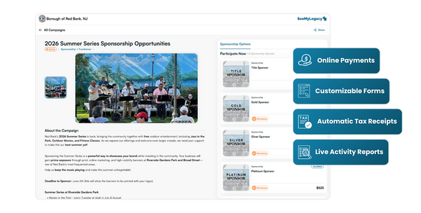 Borough of Red Bank | SeeMyLegacy Success Story